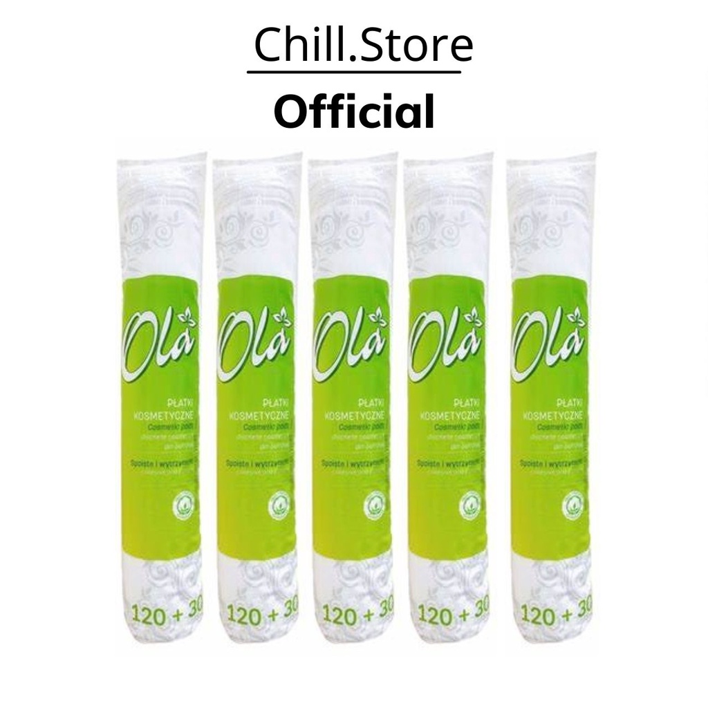 Bông Tẩy Trang Ola 150 Miếng Cotton Pads Ba Lan Dập Viền Mềm Mịn, Dễ ...