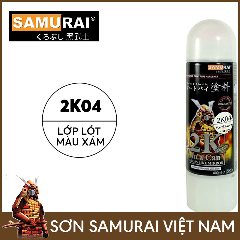 Chai sơn lót 2K04 cao cấp son Samurai | Shopee Việt Nam