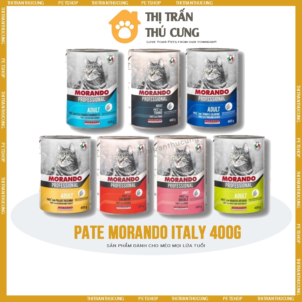 Pate Morando Professional Lon 400g Cho Mèo - Pate Morando Miglior Gatto ...