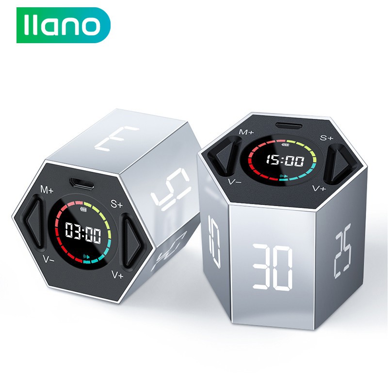 Đồng hồ đếm giờ LLANO TickTIme kỹ thuật số có đèn LED tiện lợi | Shopee Việt Nam