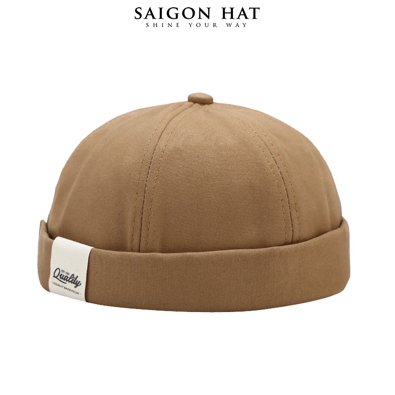 Mũ nón tròn miki hat nam nữ không vành tag Quality chuẩn form đẹp ...