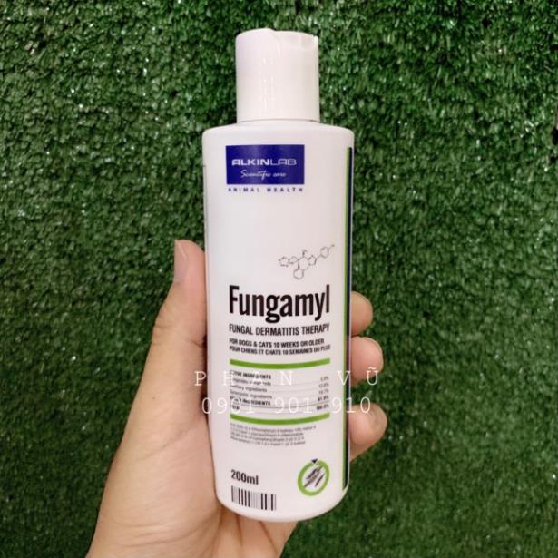 Fungamyl dầu tắm trị nấm gấu chó mèo [SG] | Shopee Việt Nam