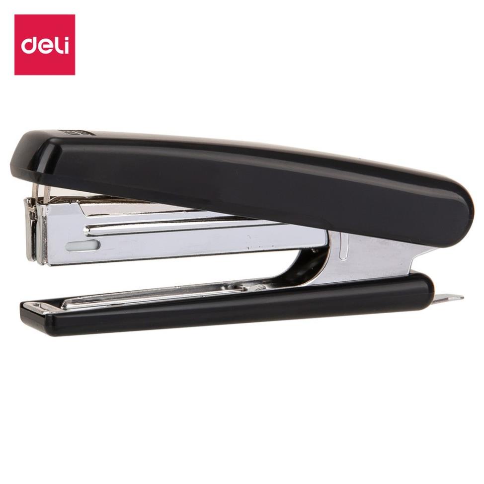 Dập ghim 15 trang Deli E0251 - kèm hộp đựng ghim - Đen, xanh, xám ...