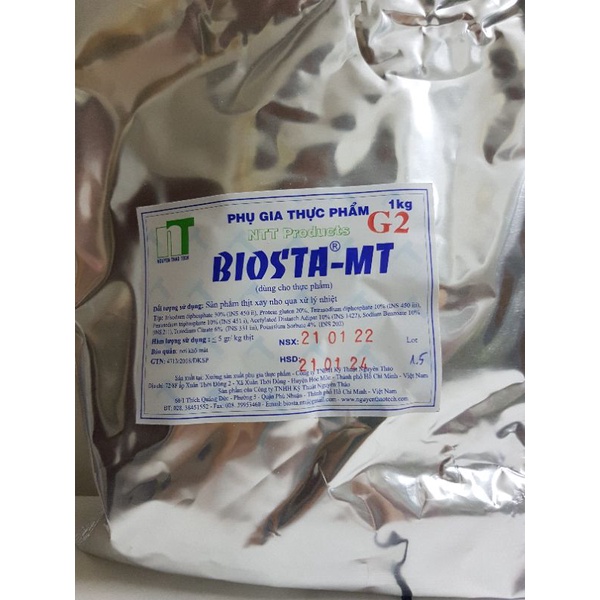 Phụ gia BIOSTA-G2 Nguyên Thảo làm giò chả, chả lụa | Shopee Việt Nam