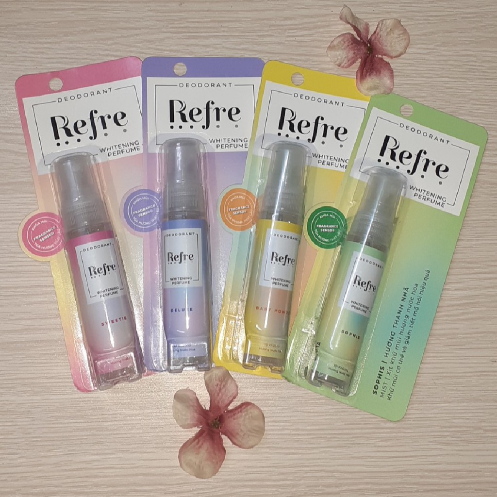 Xịt khử mùi Refre hương nước hoa Refre 30ml | Shopee Việt Nam