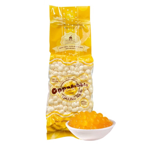 Trân Châu Tươi Hoàng Kim Oppa Bubble Cao Cấp Gói 700g - Nguyên Liệu Nấu ...