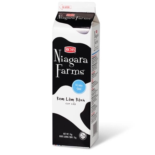 Kem trang trí và làm bánh Niagara farms rich’s 1kg(HOẢ TỐC) | Shopee ...