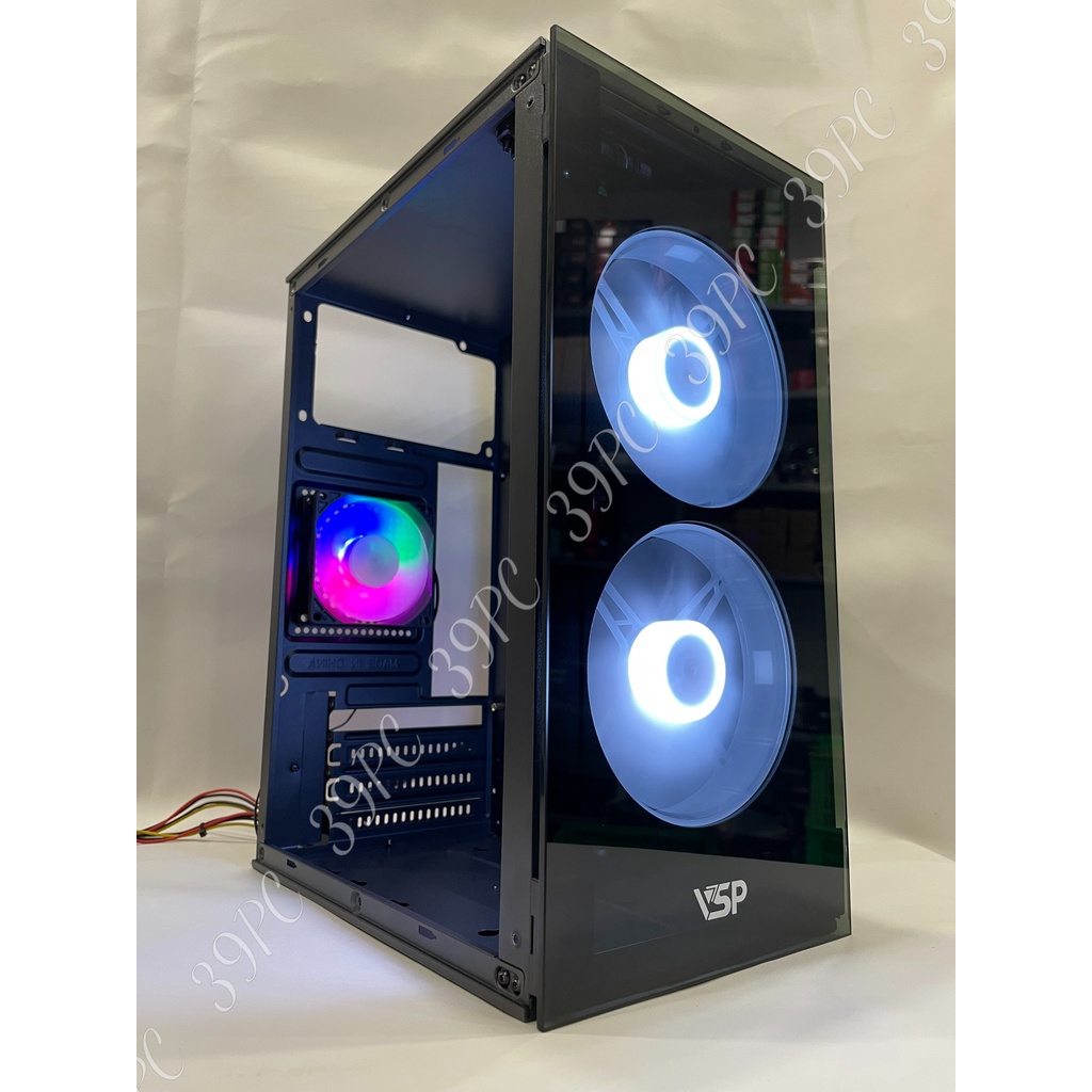 SIEU KHUYẾN MẠI [Giá Rẻ Nhất] Vỏ Case VSP Gaming V212 Size M-Atx, 2 Mặt Kính Cường Lực, Nhỏ Gọn ...