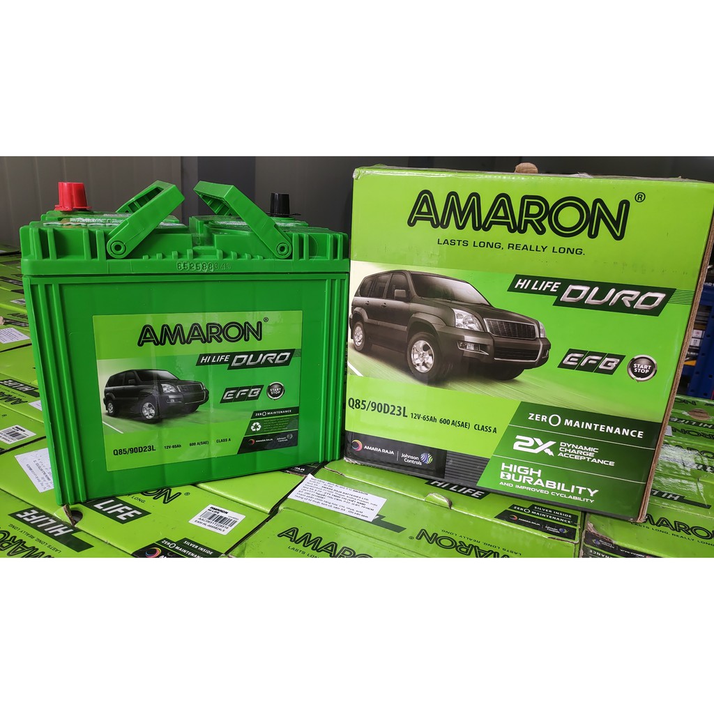 Ắc quy ôtô Amaron Q85/90D23L | Shopee Việt Nam