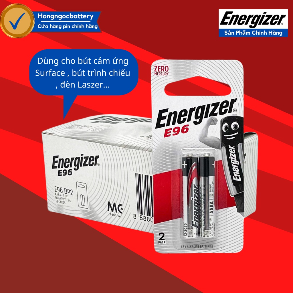 Pin AAAA ( Pin 4A ) 1,5V Energizer - Vỉ 2 Viên Chính Hãng | Shopee Việt Nam