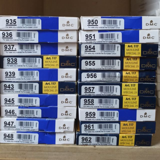 Chỉ thêu DMC chính hãng Pháp ( từ 935 - 962). Chọn theo mã màu. | Shopee Việt Nam