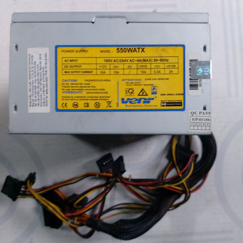 Nguồn máy tính Venr 550ATX (đã sử dụng) | Shopee Việt Nam