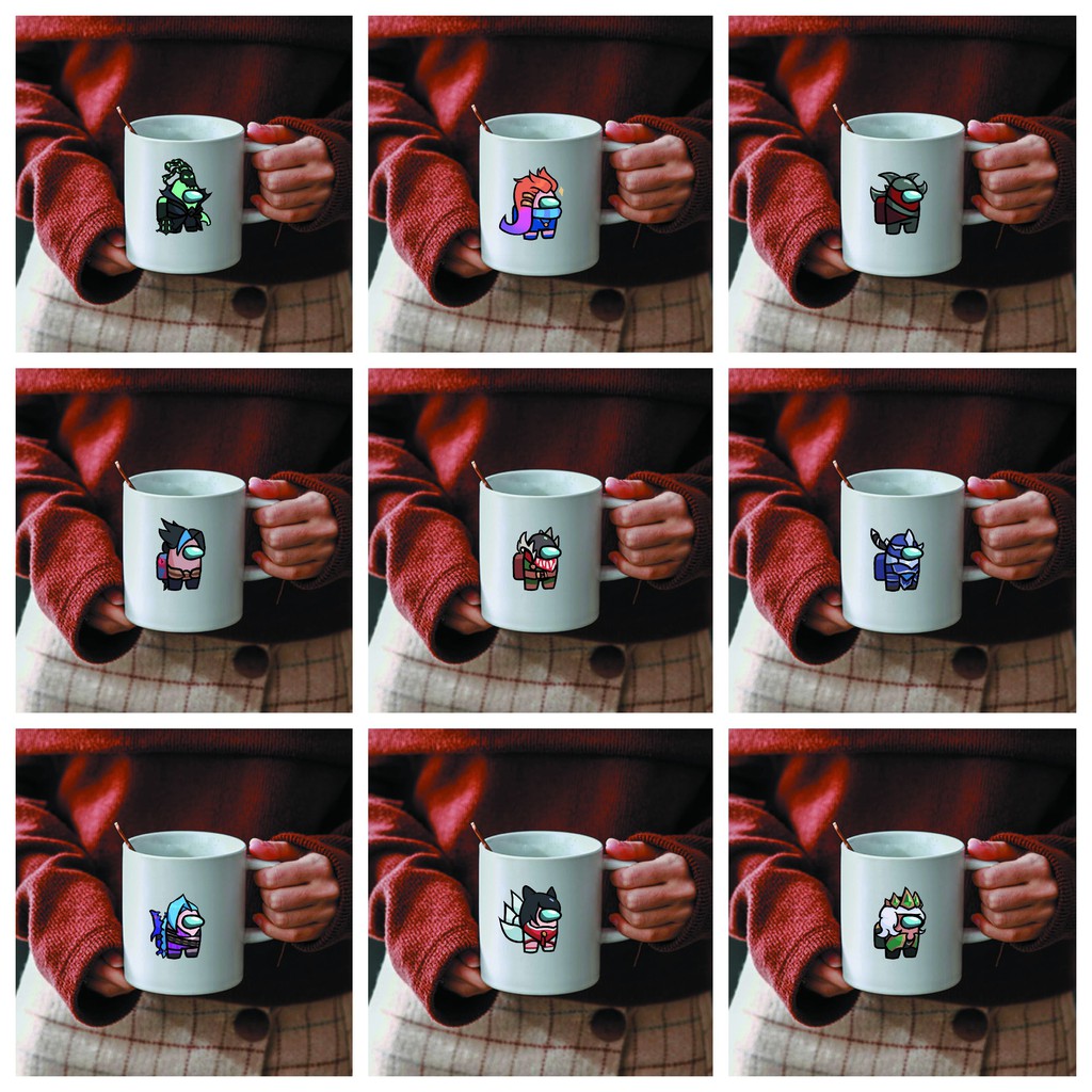 Ly cốc sứ IN HÌNH AMONG US League of Legends Liên Minh Huyền Thoại LOL ...