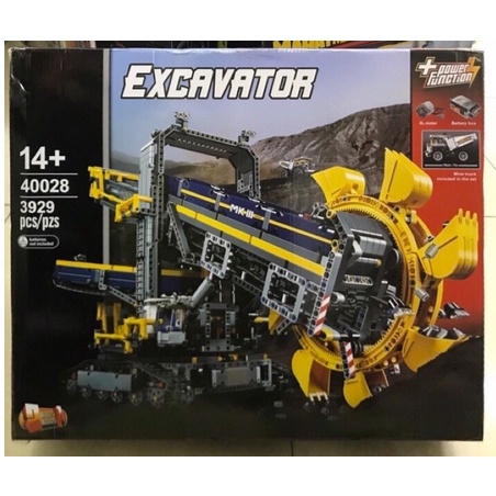 Lego Technic - Leji 40028 ( Lắp Ráp Máy Gầu Múc Khai Thác Mỏ Có Động Cơ ...