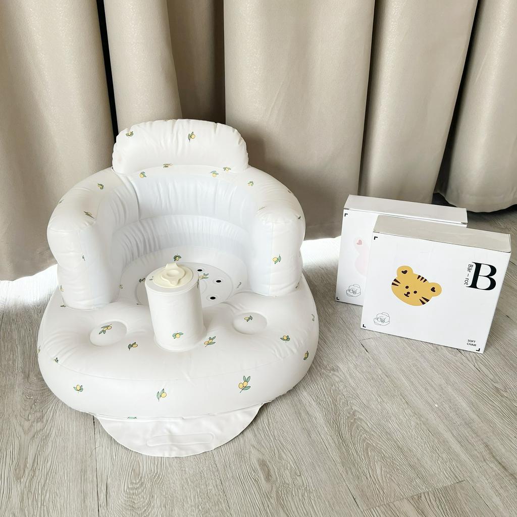Ghế Hơi Tập Ngồi Cho Bé Bar Rot Có Hộp Ghế Ngồi Ăn Dặm Bơm Hơi Tự Động ...