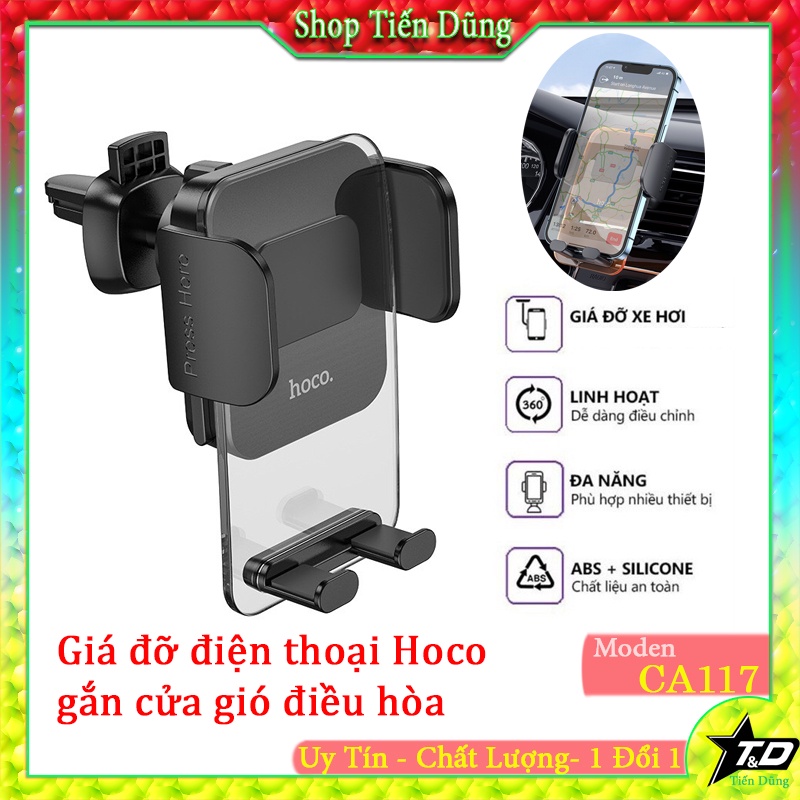 Giá đỡ điện thoại trên ô tô Hoco CA117 Tinh tế gắn cho lỗ thoát khí hay ...
