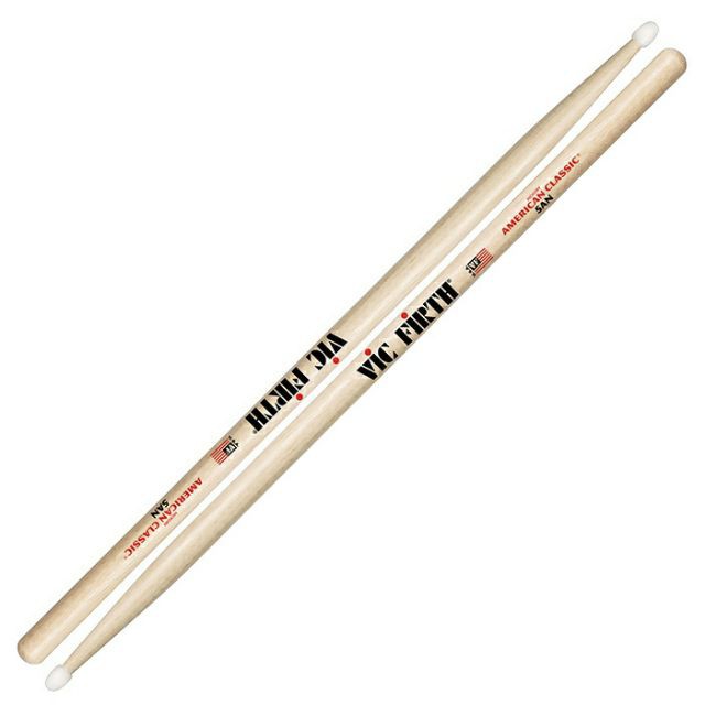 Dùi Trống Vic Firth Đầu Nhựa 5AN - American Classic Hickory Drumsticks ...