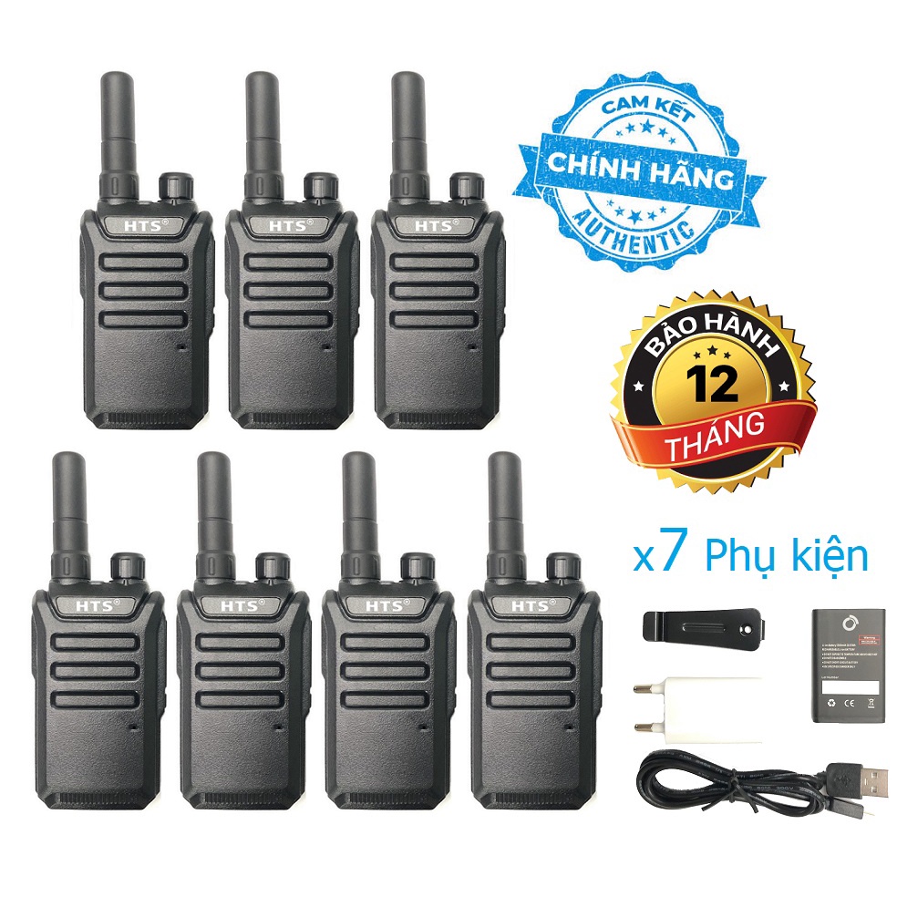 Bộ 07 Bộ đàm Mini HTS GP600 + 07 Tai Nghe Chuyên Dụng GP-600 | Shopee ...