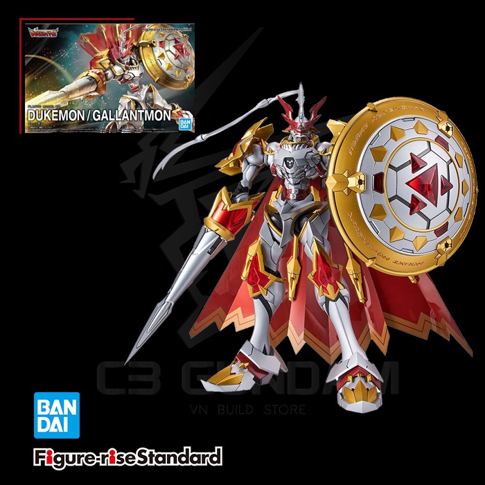 [BANDAI] MÔ HÌNH LẮP RÁP GUNDAM FIGURE RISE STANDARD DUKEMON/GALLANTMON AMPLIFIED [DIGIMON ...