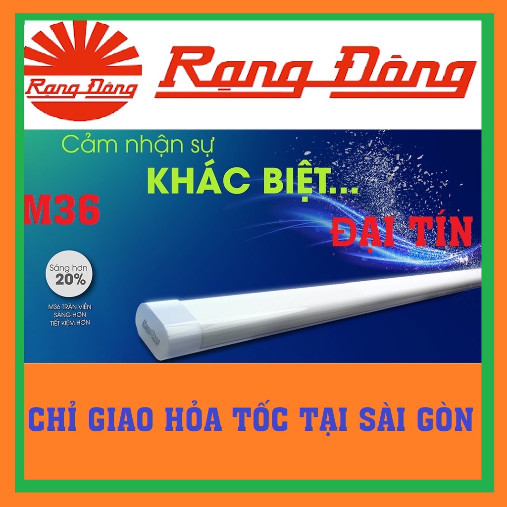 ( CHỈ GIAO TRONG SÀI GÒN ) Đèn bán nguyệt LED Rạng Đông M36 6 tấc 25W ...