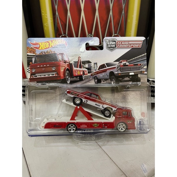 Xe mô hình đồ chơi bánh cao su Hotwheels 1:64 PREMIUM - TEAM TRANSPORT - '65 Mercury Comet ...