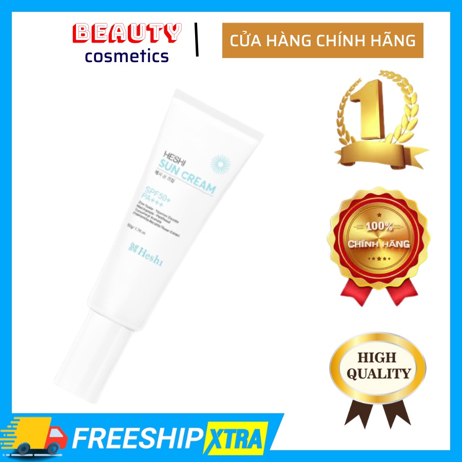Kem chống nắng Heshi Sun Cream 50+/PA+++ | Shopee Việt Nam