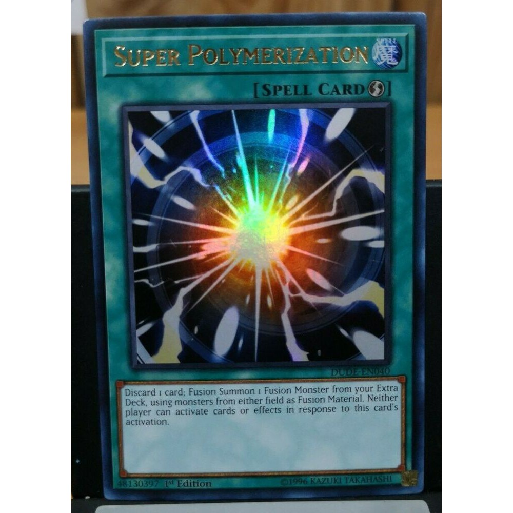 Thẻ bài YUGIOH - Super Polymerization - DUDE-EN040 - Ultra Rare ...