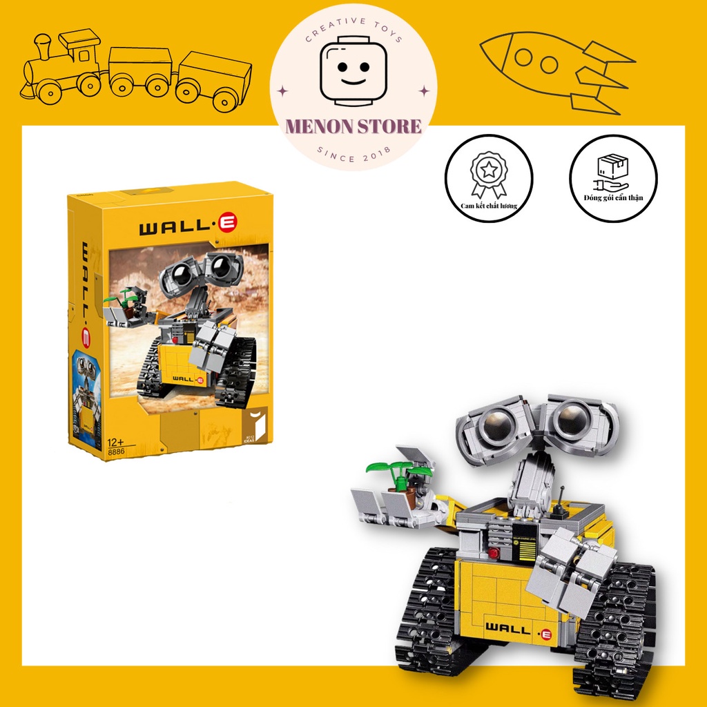Đồ chơi lắp ráp 6097 83003 8886 16003 Mô hình Robot Wall-E | Shopee Việt Nam