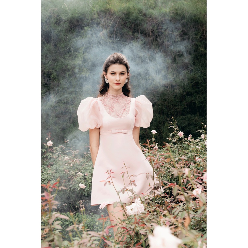 MIRA - Joyce Dress - Đầm thiết kế nữ màu hồng | Shopee Việt Nam