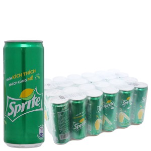 24 lon nước ngọt Sprite vị chanh 330ml | Shopee Việt Nam