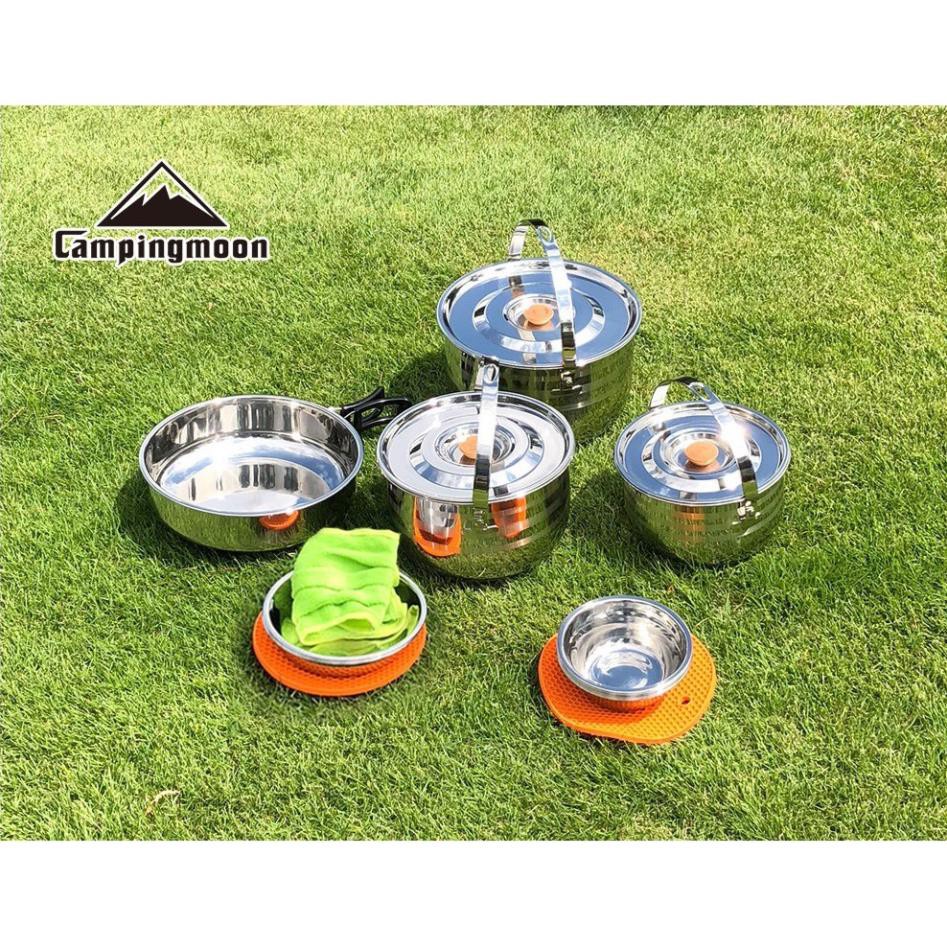 Bộ nồi Campingmoon MC-240 cho 8 người | Shopee Việt Nam