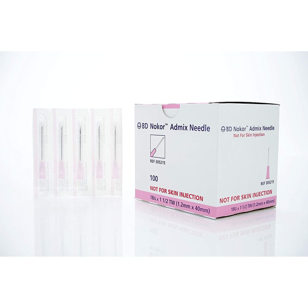 Kim 18G Nokor tách đáy sẹo rỗ có hướng dẫn với prp | Shopee Việt Nam