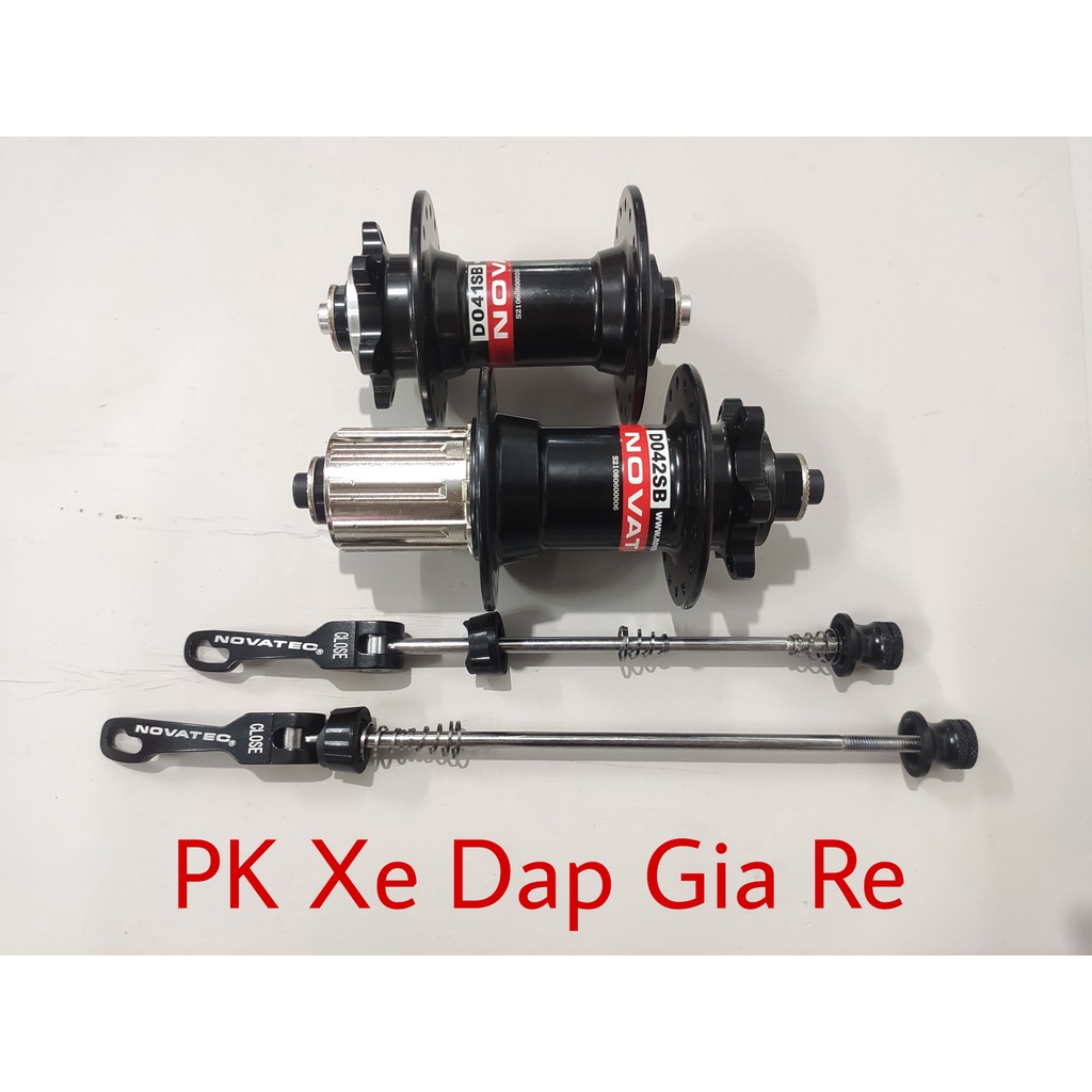 Bộ MOAY Ơ (Hub) xe đạp NOVATEC D041/D042SB - 28, 32 lỗ chạy bạc đạn ...