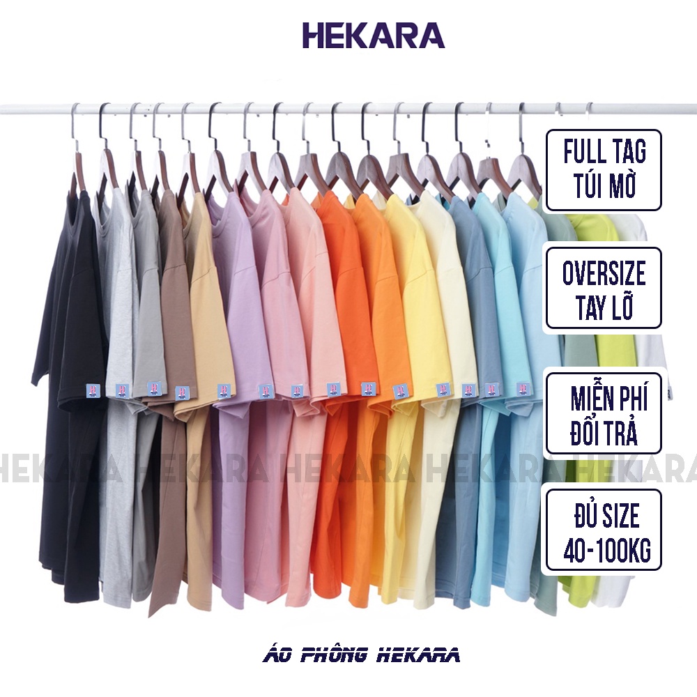 Áo thun trơn Tay lỡ Đủ Size 7 màu cotton 4 chiều phong cách Hàn Quốc ...