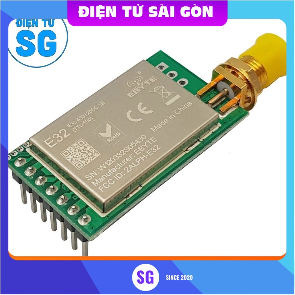 Module RF SX1278 Lora E32 433T30D 433Mhz 3000m - 8000m | Shopee Việt Nam