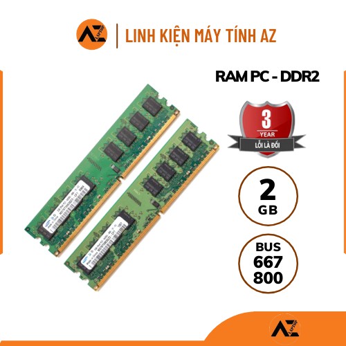 Ram PC DDR2 2GB BUS 667/800 chính hãng | Shopee Việt Nam