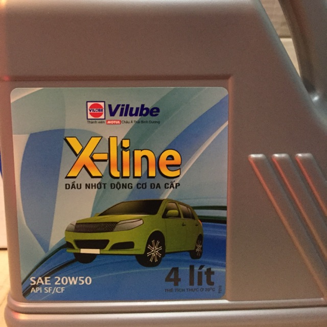 Nhớt Vilube X-line 20w50 4L | Shopee Việt Nam