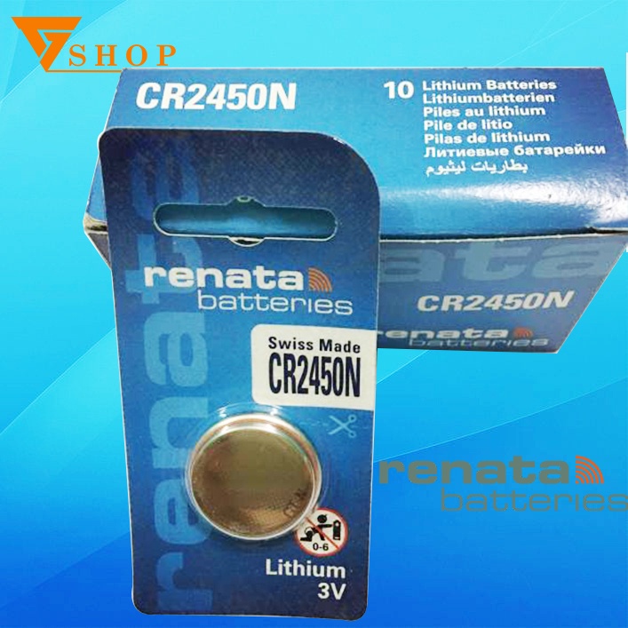 Pin CR2450 Renata 3V vỉ 1 viên chính hãng | Shopee Việt Nam