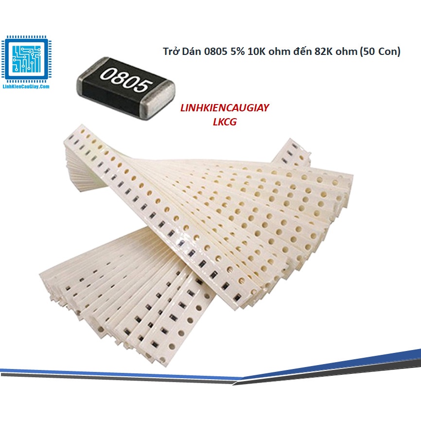 Trở Dán 0805 5% 10K ohm đến 82K ohm (50 Con) | Shopee Việt Nam