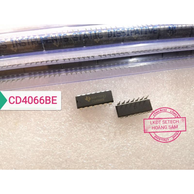 CD4066BE CD4066 IC chức năng 14 chân cắm chính hãng TI | Shopee Việt Nam