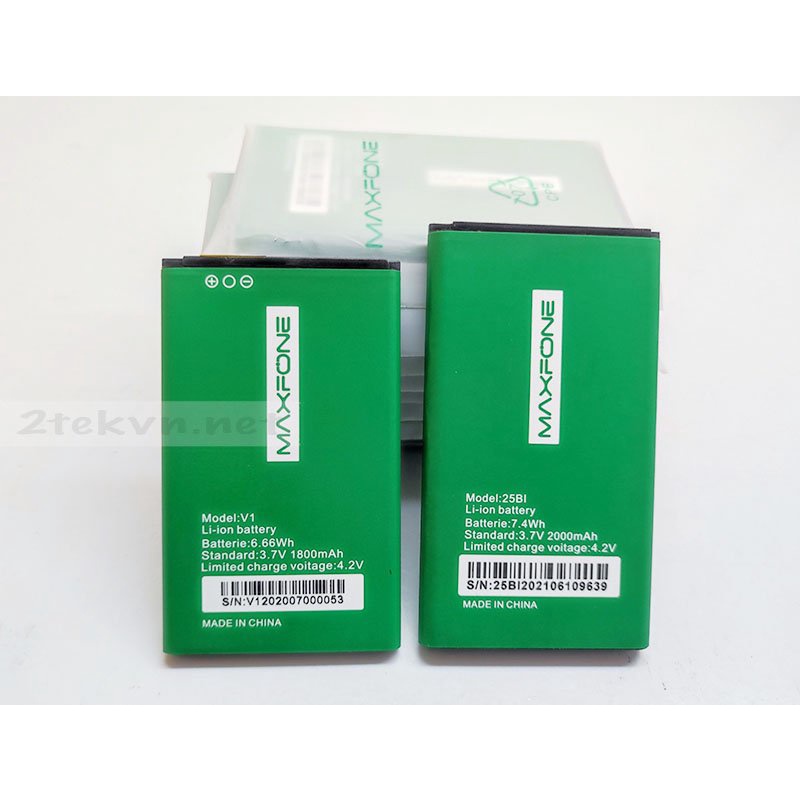 Pin dành cho máy điện thoại 4 sim Maxfone V12-Bảo hành 3 tháng | Shopee ...