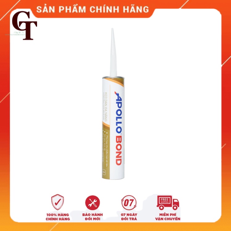 Keo Dán Đa Năng Apollo BOND ( dán gỗ, gạch, bê tông, kim loại, gương ...