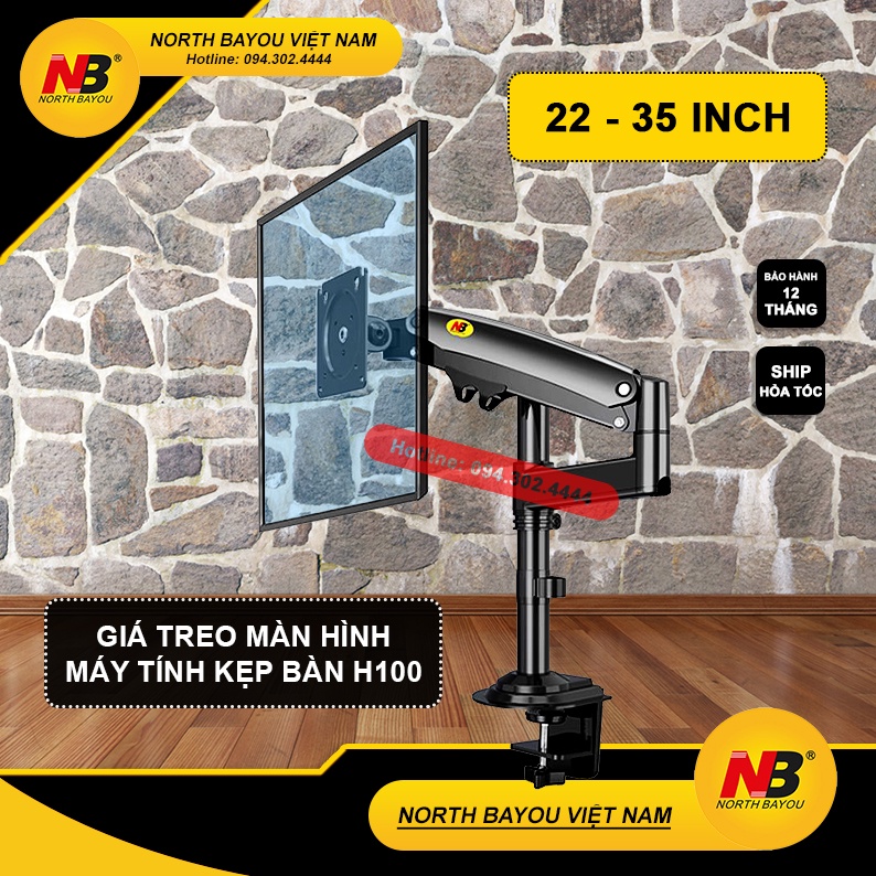 Rẻ Nhất sàn Giá đỡ màn hình máy tính NB H100 xoay 360 độ chính hãng ...