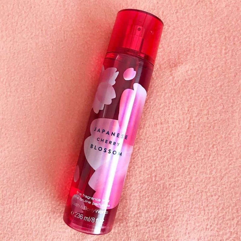 Xịt thơm Bath & Body Works Japanese Cherry Blossom Fine Fragrance Mist 236ml | Shopee Việt Nam