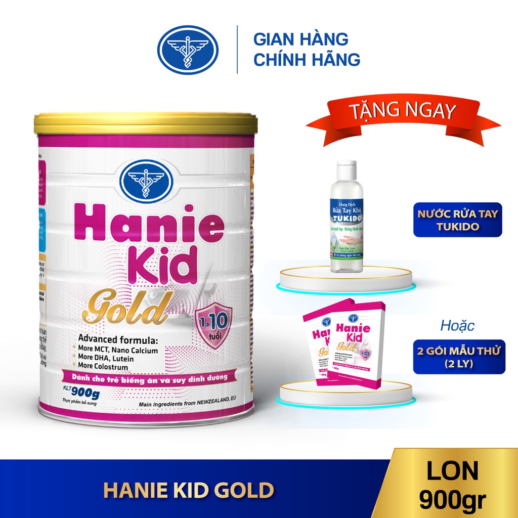 01 lon sữa Hanie Kid Gold 900g - Dinh dưỡng cho trẻ biếng ăn và suy ...