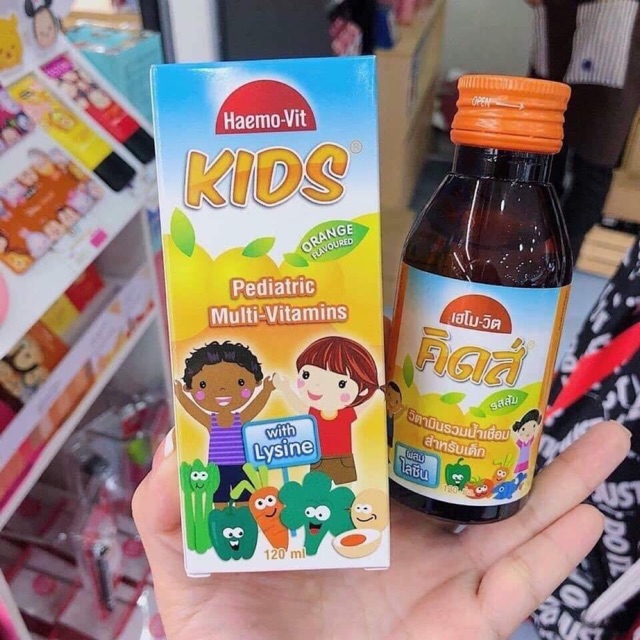 💪🏻💪🏻💪🏻💪🏻SIRO HAEMO-VIT KIDS MULTI-VITAMINS THÁI LAN | Shopee Việt Nam