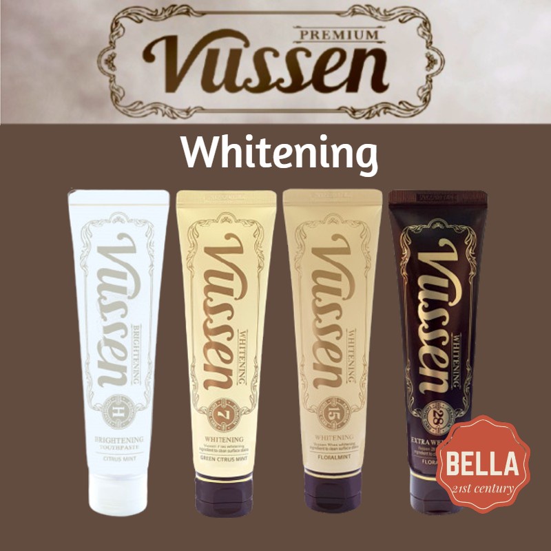 Kem đánh răng Hàn Quốc cao cấp Vussen 4 loại (Vussen H/ Vussen 7/ Vussen15/ Vussen28) | Shopee ...
