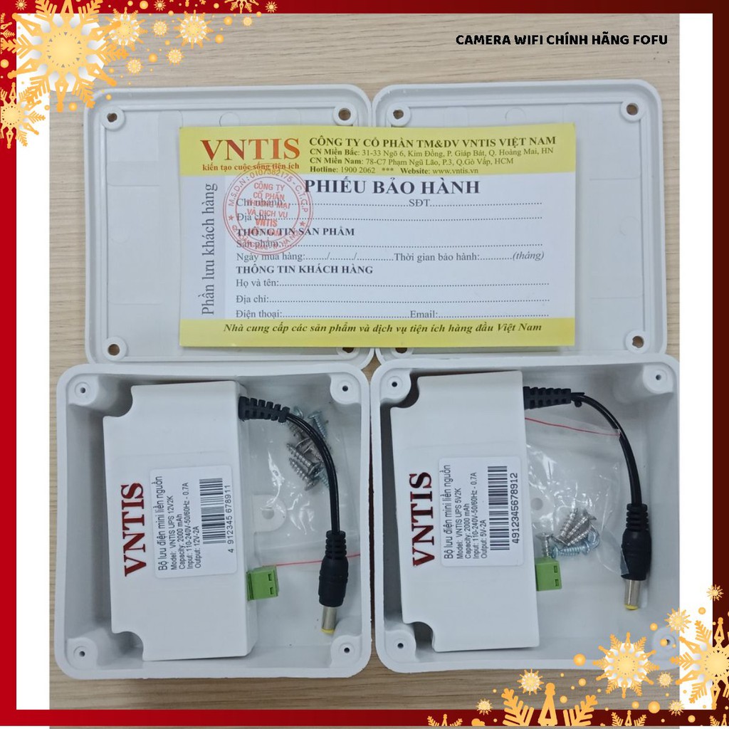 UPS mini liền nguồn chính hãng - VNTIS-5v2A|UPS cho camera|bộ lưu điện ...