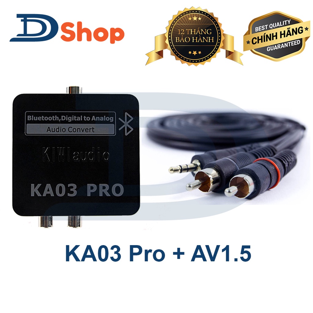 Bộ chuyển quang Kiwi KA03 Pro, Tích hợp Bluetooth, Hàng chính hãng ...