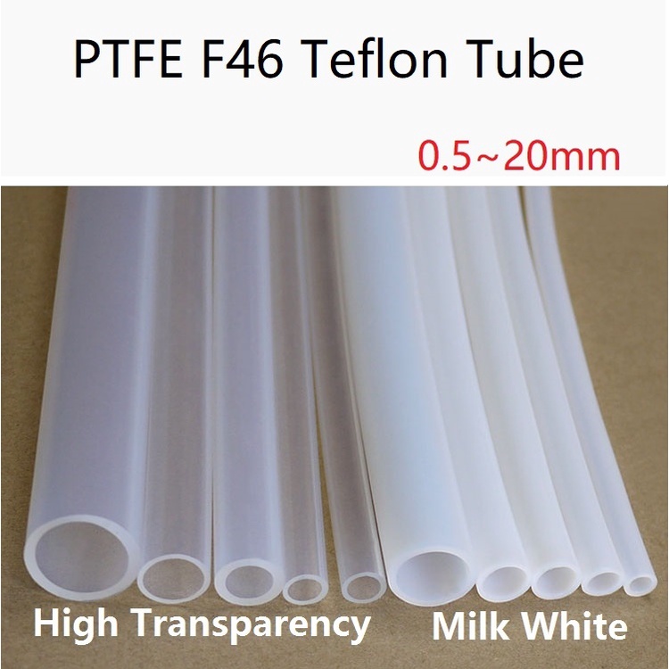 1M Ống Nhựa PTFE Tube ID 0.5~20mm PTFE F46 Teflon Cho Máy In 3D Đầu J-head 600V/260°C | Shopee ...